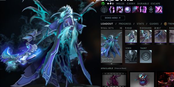 Beli Item Gift Spoils of the Shadowveil (Spectre Set Diretide 2022 Collector's Cache) Dota 2 ...