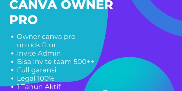 Beli Upgrade Akun Owner canva pro 1 tahun bisa invite member 500++ Canva Terlengkap dan Termurah ...