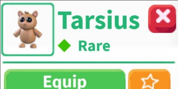 Beli Item Adopt Me Tarsier (Rare) Adopt Me Roblox Terlengkap dan ...
