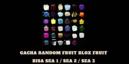 Beli Fruit Gacha Fruit Random || BLOX FRUIT ( PAKET 5X GACHA ) Blox ...
