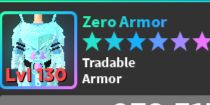 Beli Item World Zero | Perfect Zero Armor (Max Lvl) RBL Terlengkap dan ...