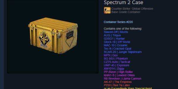 Beli Item Ready Trade Spectrum 2 Case Counter Strike: Global Offensive Terlengkap dan Termurah ...