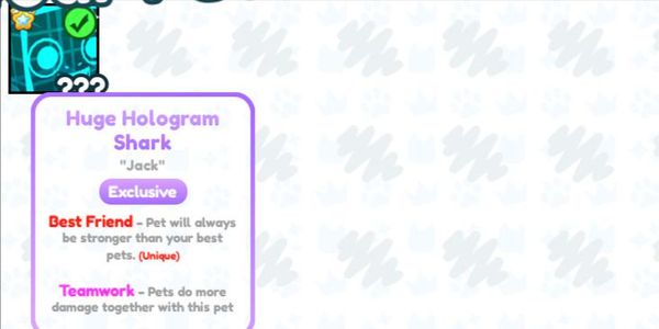 Beli Pet Exclusive huge hologram shark Pet Simulator X Terlengkap dan ...