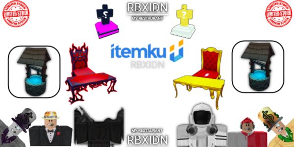 Beli Item My Restaurant Roblox | Corrupted Royal Set & Royal Set ...