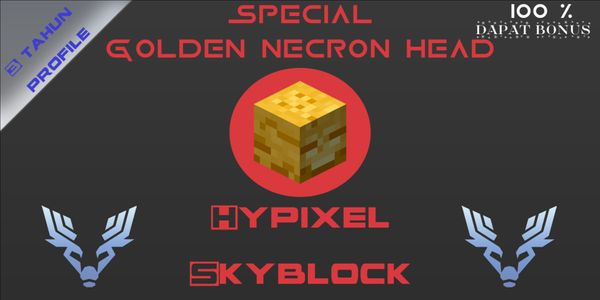 Beli Item Special Golden Necron Head Hypixel Skyblock Minecraft ...