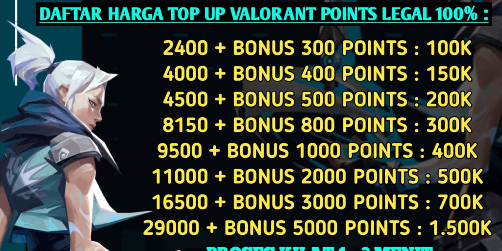 Beli Redeem Code TOP UP 11000 + BONUS 2000 VALORANT POINTS / POINTS ...