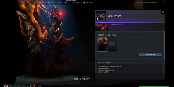 Beli Item Gift Souls Tyrant (Shadow Fiend Set) Dota 2 Terlengkap dan Termurah Juli 2024 2311064 ...