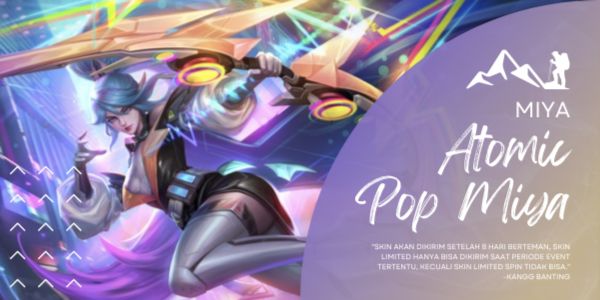 Buy Skin Atomic Pop Miya (515 All Star Skin Miya) Mobile Legends ...