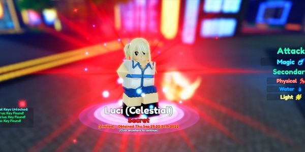 Buy Item Luci (Celestial) | Anime Adventure (AA) Roblox 2281087 | itemku