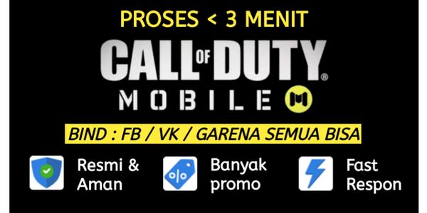 Beli Top Up 634 CP (login selain FB) CoD Mobile Garena Terlengkap dan Termurah Januari 2025 ...