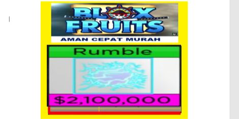 Buy Fruit Rumble Fruit Blox Fruits Roblox 2326361 | itemku