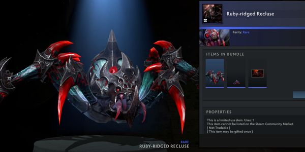 Beli Item Gift Ruby-ridged Recluse (Set Broodmother) Dota 2 Terlengkap dan Termurah Juni 2024 ...