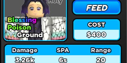 Buy Item Flower Trainer (Shinobu Kocho)-All Star Tower Defense-ASTD ...