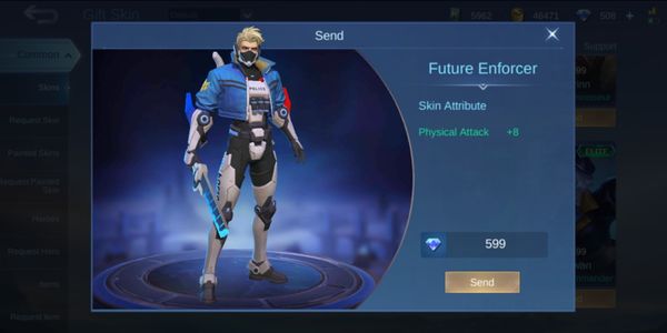 Beli Skin Future Enforcer (Elite Skin Hayabusa) Mobile Legends ...