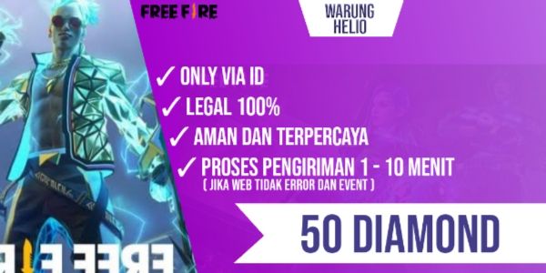 Buy Top Up 50 Diamonds Garena Free Fire 2324617 | itemku