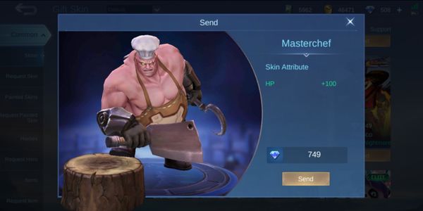 Beli Skin Masterchef (Special Skin Franco) Mobile Legends Terlengkap ...