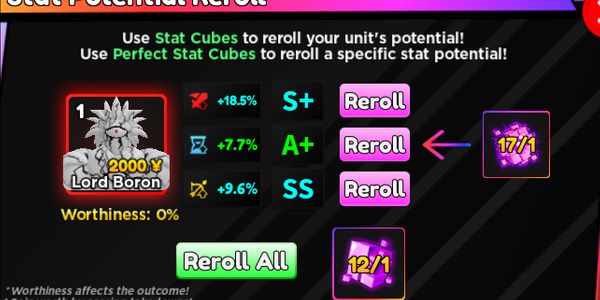 Beli Item (S+/A+/SS) Special Stats Lord Boron Evolved - Anime ...