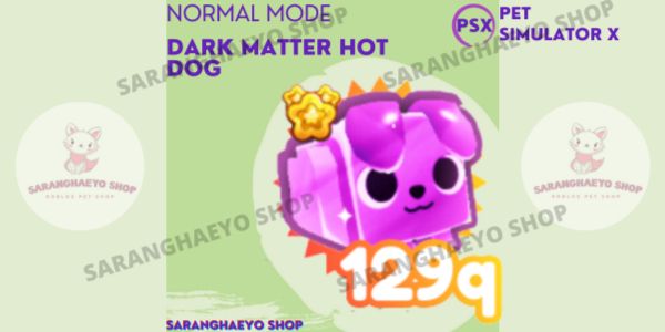 Buy Pet Dark Matter DARK MATTER HOT DOG PSX | DM HOT DOG Pet Simulator ...