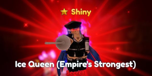Beli Item Shiny ice Queen (esdeath) | Anime Adventure (AA) Roblox ...