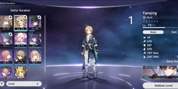 Beli Akun STARTER HSR : YANGQING 01 Honkai: Star Rail Terlengkap dan ...