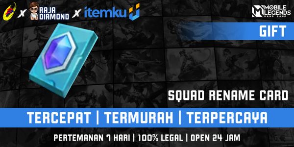 Beli Gift Item Squad Rename Card Mobile Legends Terlengkap dan Termurah ...