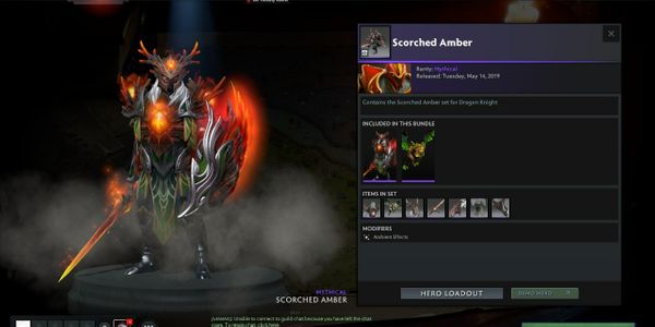 Buy Item Gift Scorched Amber (Dragon Knight Set) Dota 2 2323499 | itemku