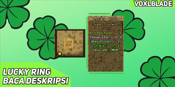 Beli Item Lucky Ring - Voxlblade Roblox Terlengkap dan Termurah Juni 2023 2325562 | itemku