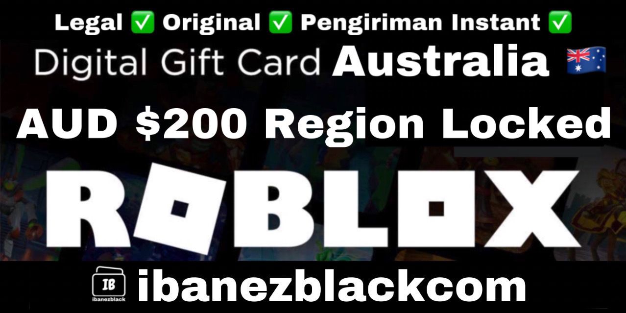 Beli Robux Game Card AUD $200 Roblox Terlengkap dan Termurah Maret 2024 ...