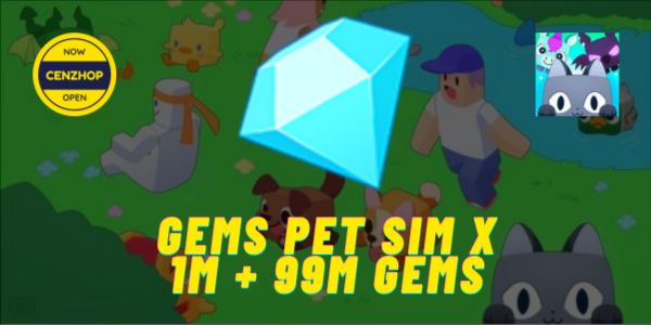 Beli Gems 1M Gems Pet Simulator X Roblox Terlengkap dan Termurah April ...