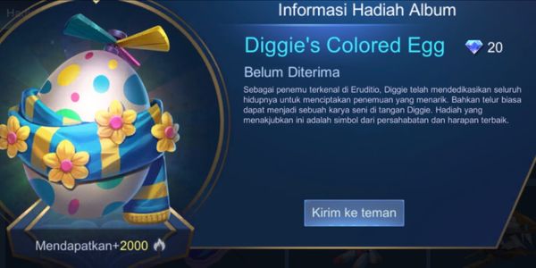 Buy Gift Item Diggie's Colored Egg Mobile Legends 2375342 | itemku