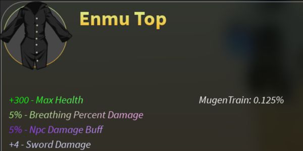 Buy Item Enmu Top | Project Slayer RBL 2376547 | itemku