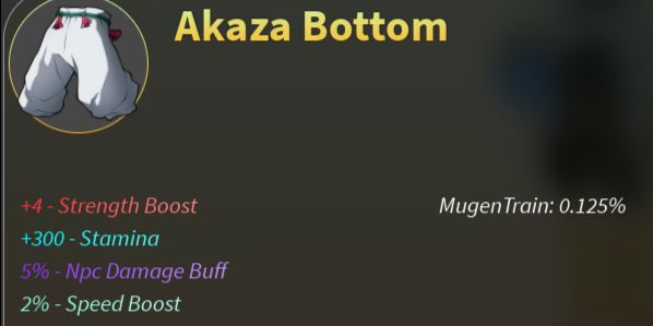 Buy Item Akaza Bottom | Project Slayer Roblox 2376546 | itemku