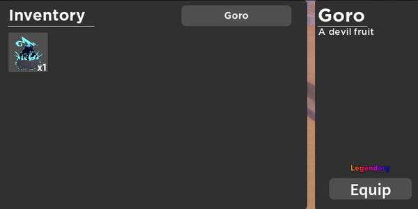 Buy Item Goro Goro No mi - Grand Piece Online [GPO] Roblox 2395171 | itemku