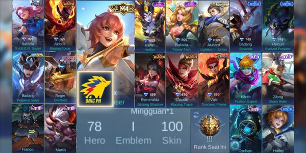 Beli Akun ML Skin Sultan & Murah Meriah Aman #35 Mobile Legends ...