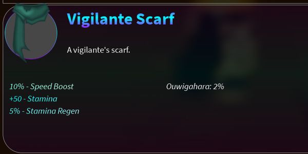 Buy Item Vigilante Scarf | Project Slayers Roblox 2364341 | itemku