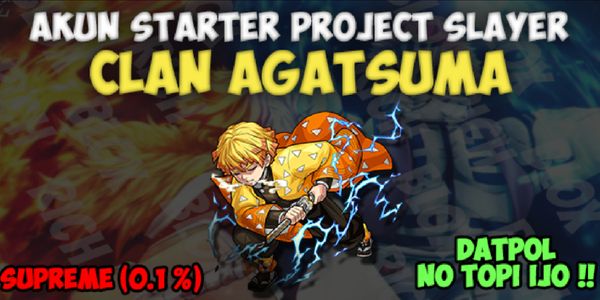 Buy Account Agatsuma Clan Starter Account (Supreme) | Project Slayers ...