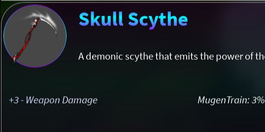 Buy Item Skull Scythe | Project Slayer RBL 2369132 | itemku