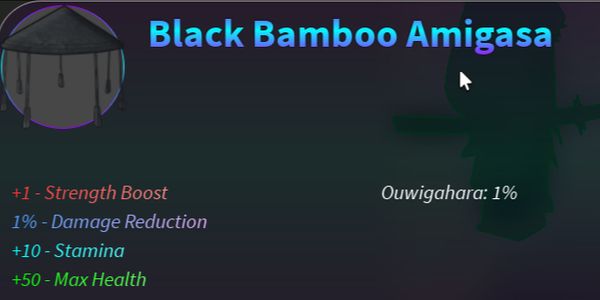 Beli Item Black Bamboo Amigasa | Project Slayer Roblox Terlengkap dan ...