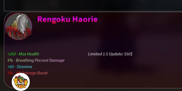 Buy Item Rengoku Haori | Project Slayers | Roblox Roblox 2372594 | itemku