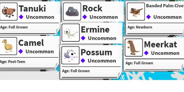 Beli Item Pensi Pet - Paket Uncommon | Adopt Me! Roblox Terlengkap dan ...