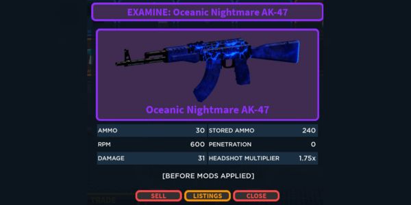 Beli Item Oceanic Nightmare AK-47 Zombie Stories Roblox Roblox Terlengkap dan Termurah Juni 2024 ...