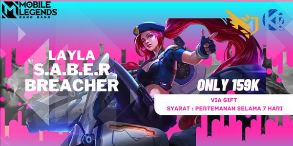 Buy Skin SABER Breacher (Epic Skin Layla) Mobile Legends 2423466 | itemku
