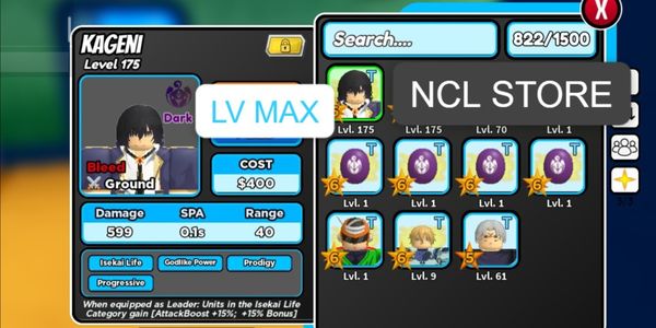 Beli Item Kageni (Cid Kagenou) - All Star Tower Defense (ASTD) Roblox Terlengkap dan Termurah ...