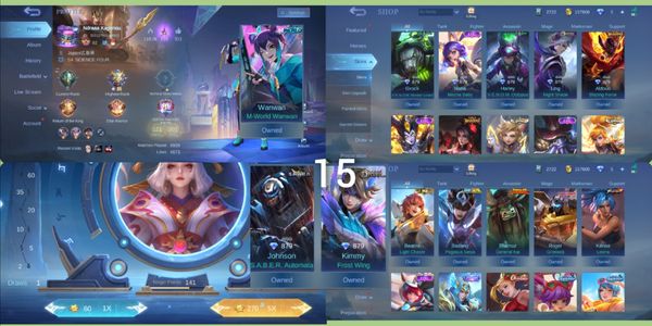 Beli Akun All Hero Emblem Max, OTW SKIN LEGEND, LB Harit Fany, Zodiac ...