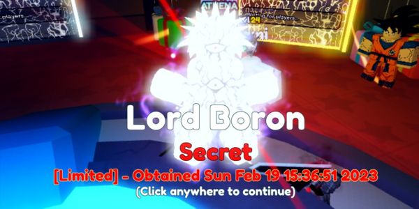 Beli Item Lord Boron (Boros) Anime Adventure AA Roblox Terlengkap dan ...