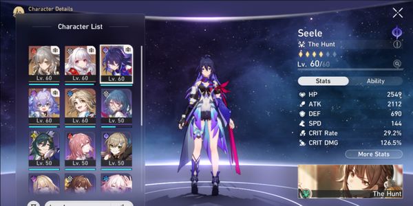 Beli Akun Combo GG Seele Clara + LC Signature Bailu + LC Signature ...