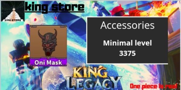 Beli Item Oni mask king legacy Roblox Terlengkap dan Termurah Juni 2024 ...