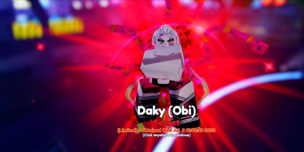Beli Item Daky ( Obi ) - Anime Adventure Roblox Terlengkap dan Termurah ...