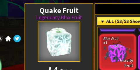 Beli Fruit Quake (Natural) - Blox Fruit Blox Fruits Roblox Terlengkap ...