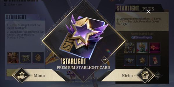 Buy Gift Item (7 Days) Premium Starlight Card Mobile Legends 2413531 ...